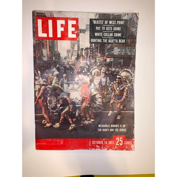 LIFE | Art | Life Magazine October 957 Milwaukee Whoops It Up For Haney ...